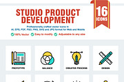 Studio Product Development Cool Icon, an Icon by Vector Stall