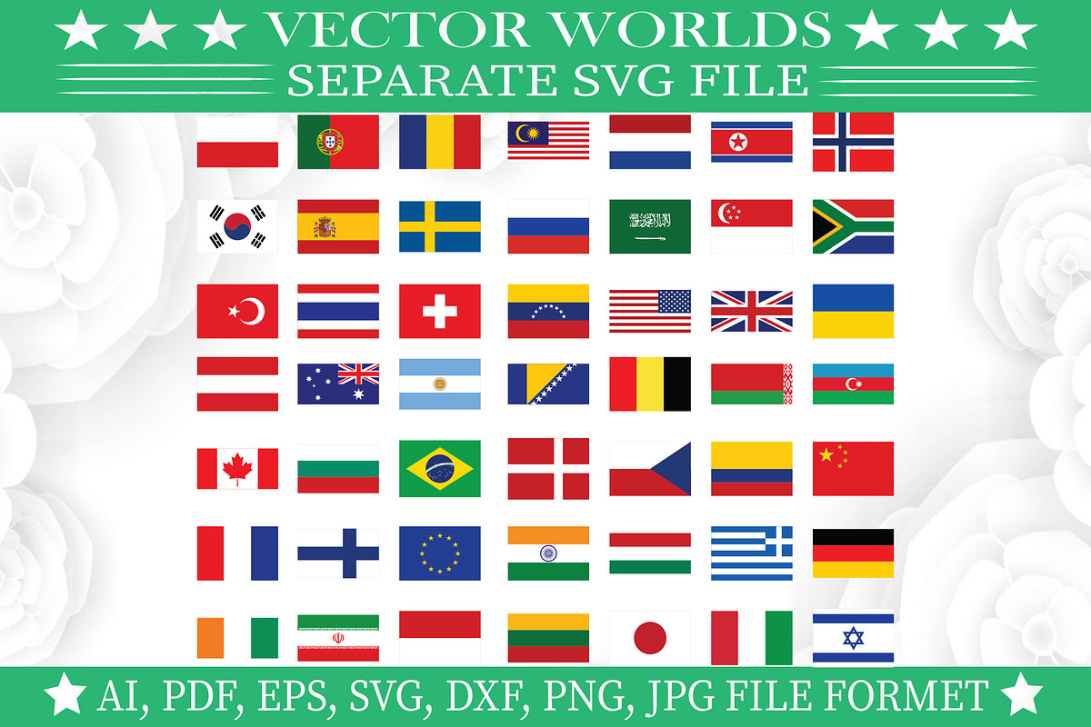 World Flag Svg, World, Flag Svg, an Object Graphic by VectorWorlds ...