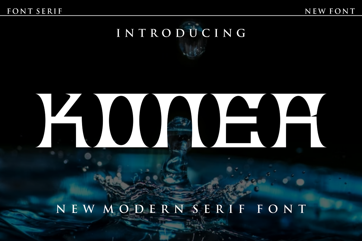 Koner font, a Serif Font by VectorCraft