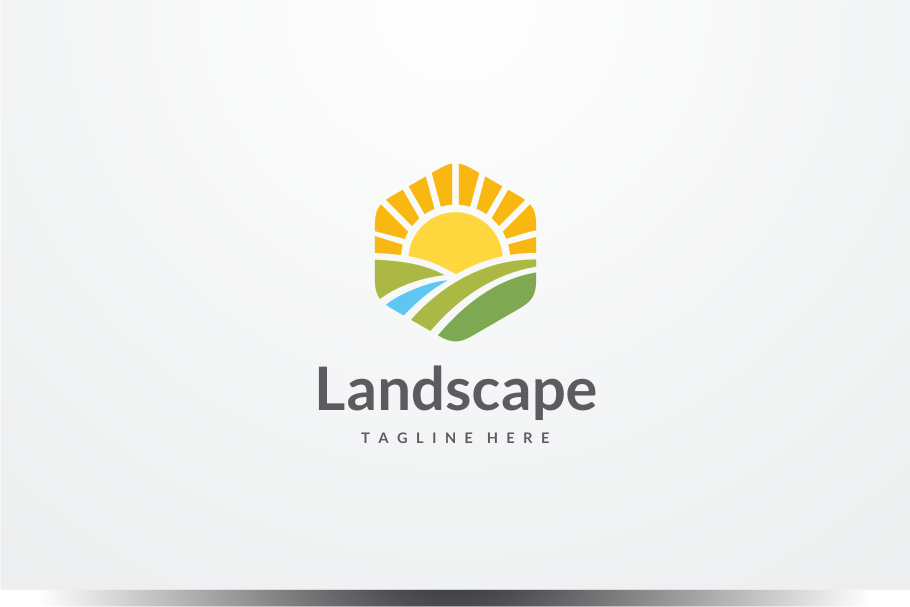Landscape Logo | Branding & Logo Templates ~ Creative Market