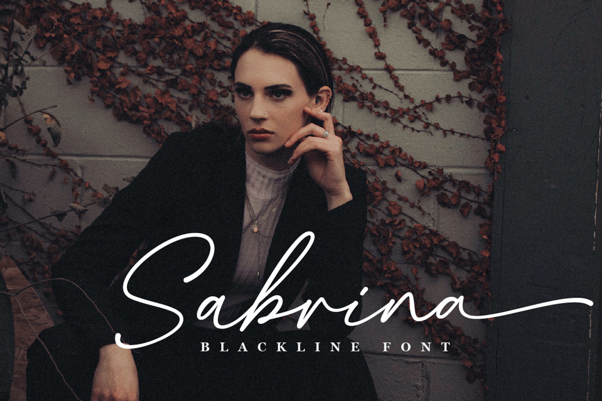 Blackline - Script Font with Swash