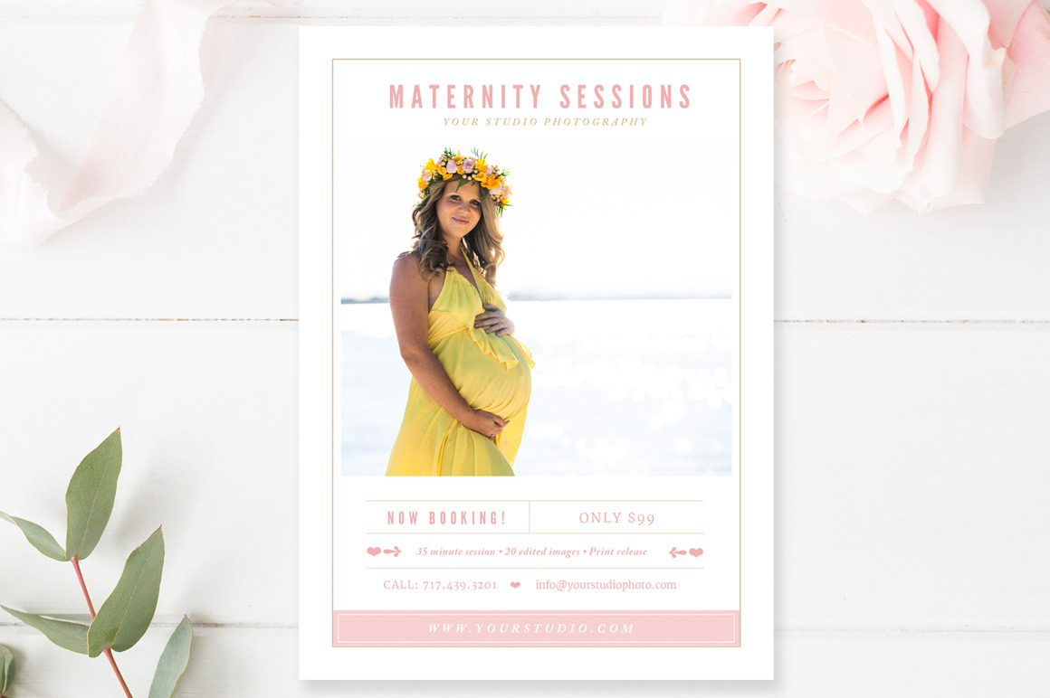 Maternity Marketing Board, a Flyer Template by By Stephanie Design