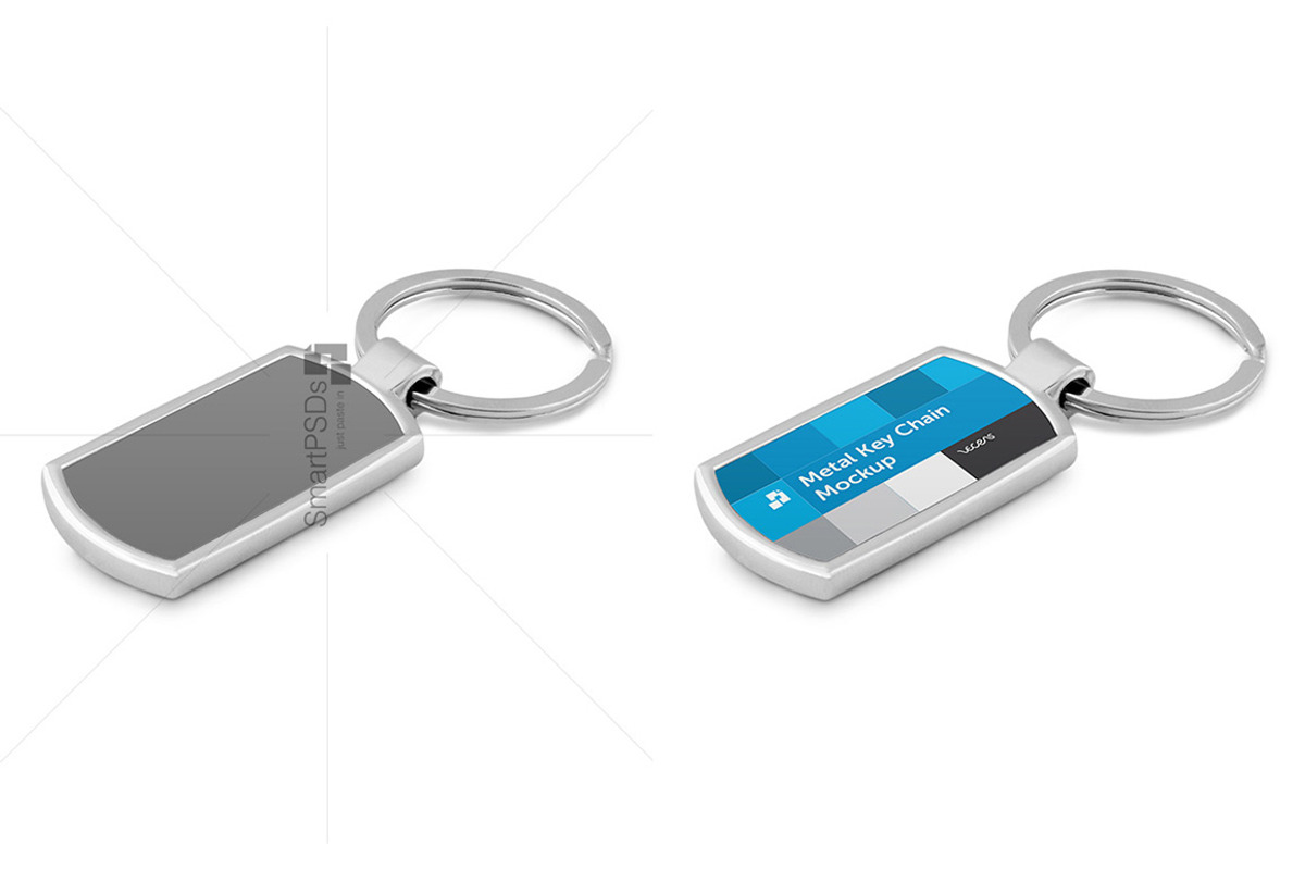 Metal Key Chain Design Mockup, a Product Mockup by VecRas | Creative Market