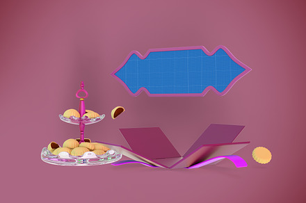 Eid Coffee Mockup, an Advertising Mockup by Qaleb Studio