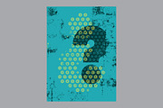 Question mark retro style posters., a Decorative Illustration by ...
