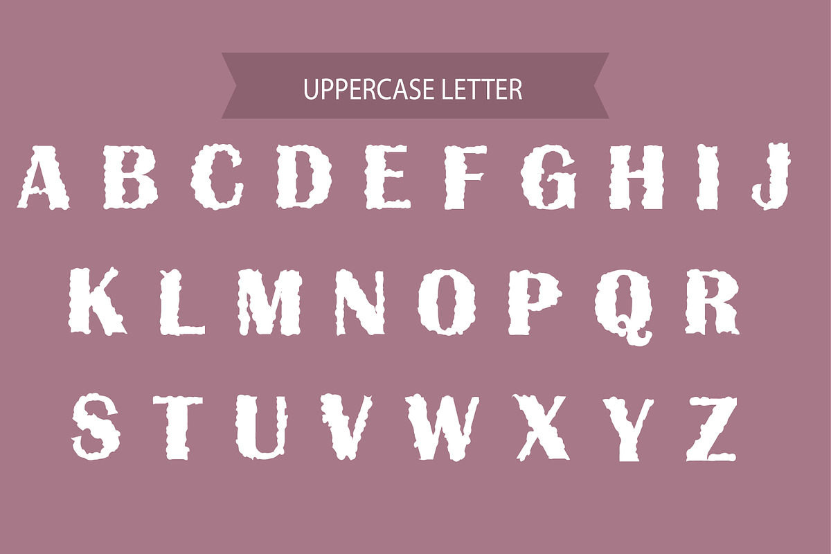 Shellshock Font, a Serif Font by Photoshop Action