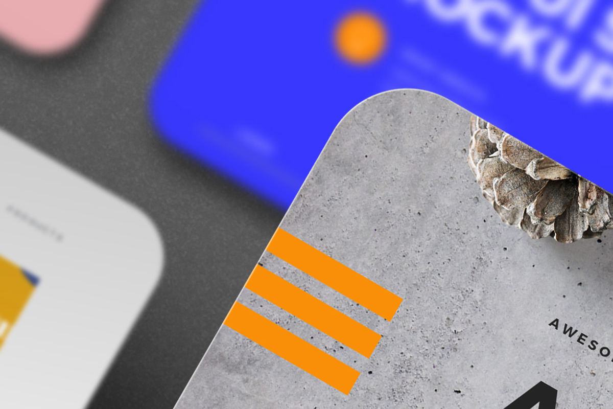 Landscape App Ui Screen Mockup, a Product Mockup by Avelina Studio