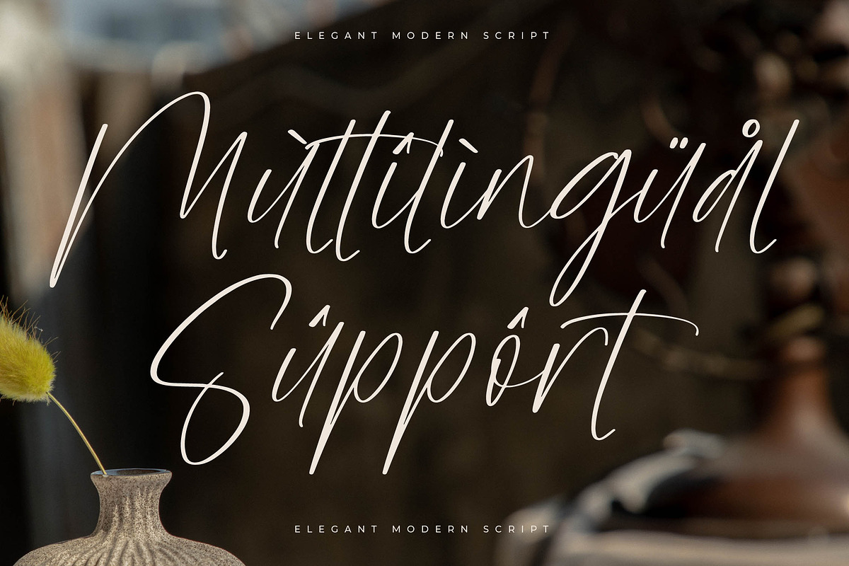 Sanetury Grethan Elegant Script, a Script Font by Letterena Studios Script