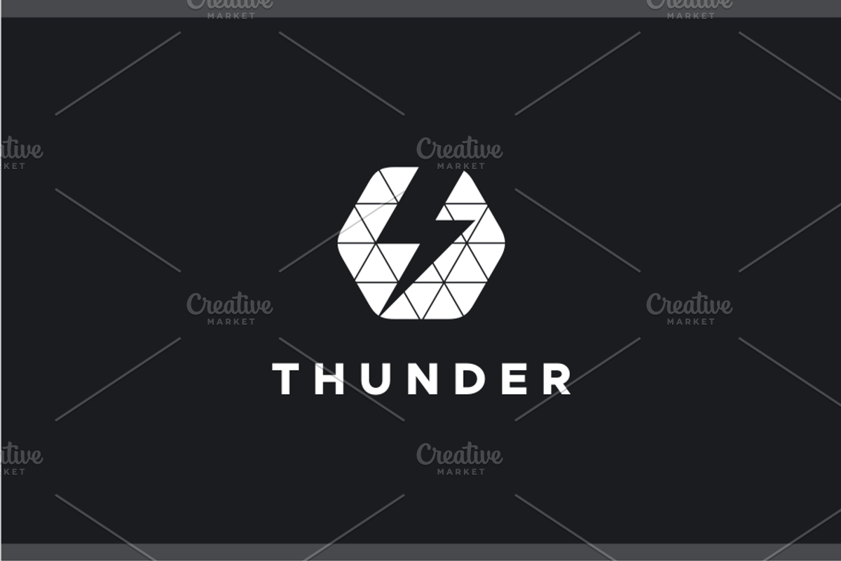 Thunder Logo, a Branding & Logo Template by yopie