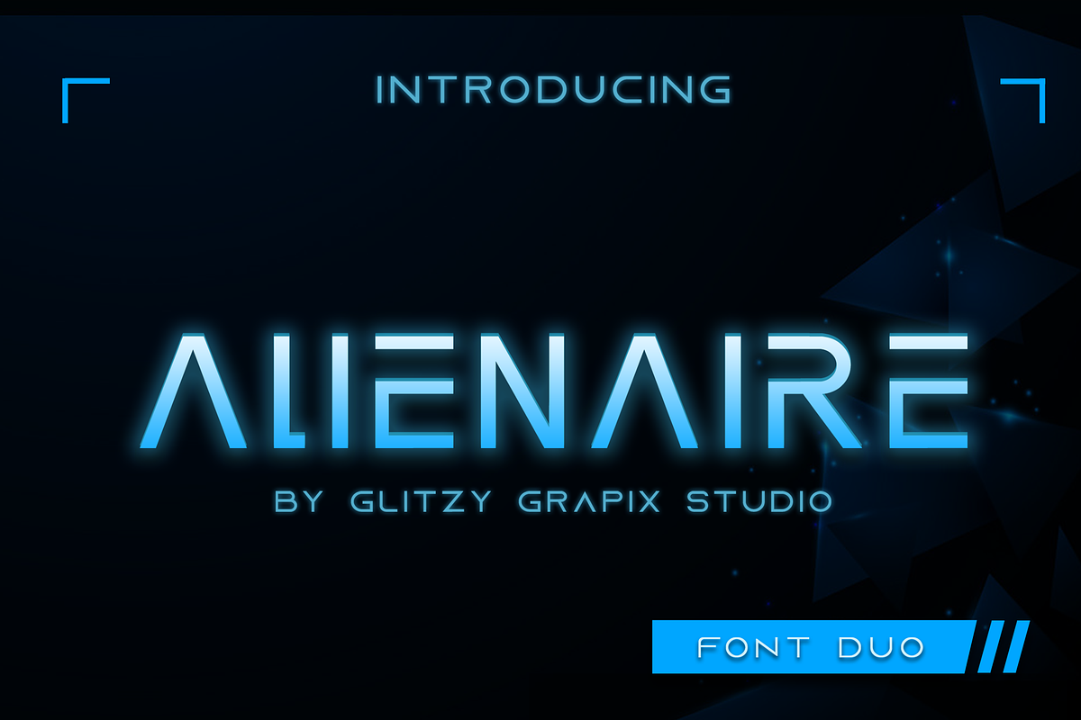 Alienaire Font Duo – Futuristic Logo Font