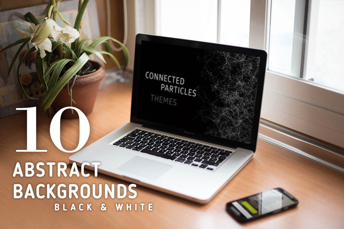 Abstract B&W backgrounds for design, a Texture Illustration by Julvil