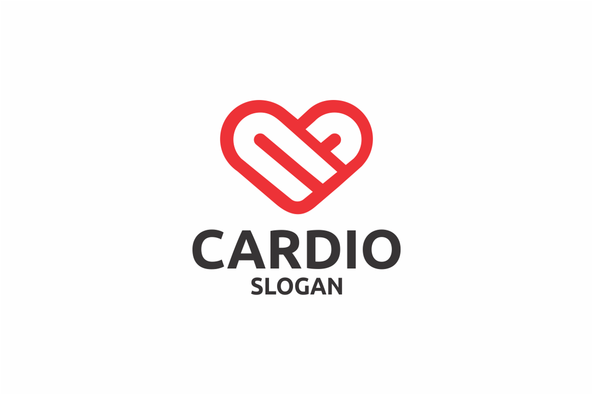 Cardio Heart Logo, a Branding & Logo Template by Metrolinevision