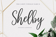 Shelby Script, a Script Font by Genesis Lab