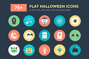 75+ Flat Halloween Icons, an Icon by Vectors Market