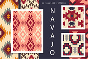 22 Southwestern Navajo Patterns Pack, a Pattern Graphic by Katrinelly