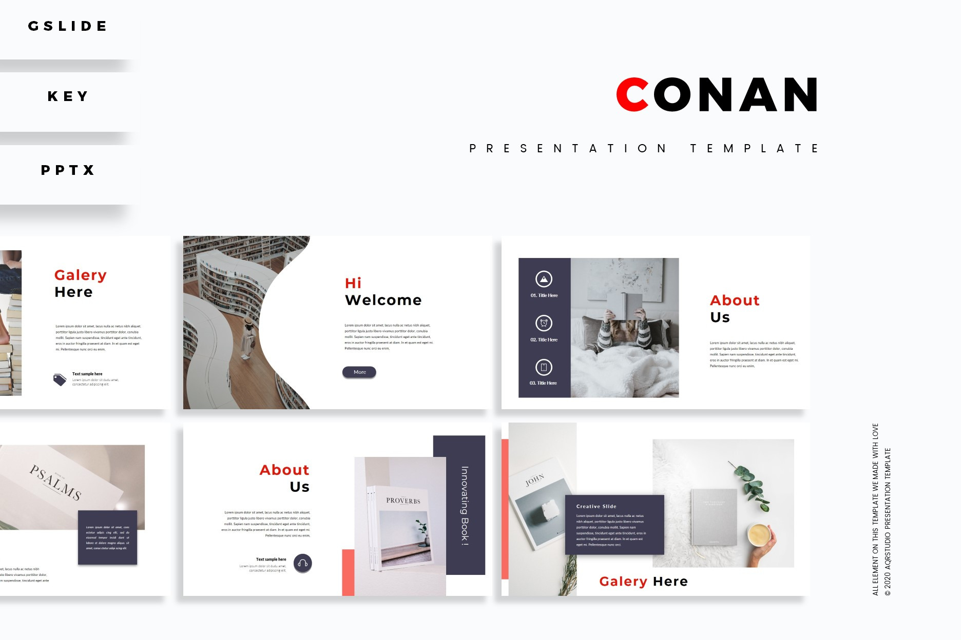 Conan - Presentation Template, a Presentation Template by AQR Studio