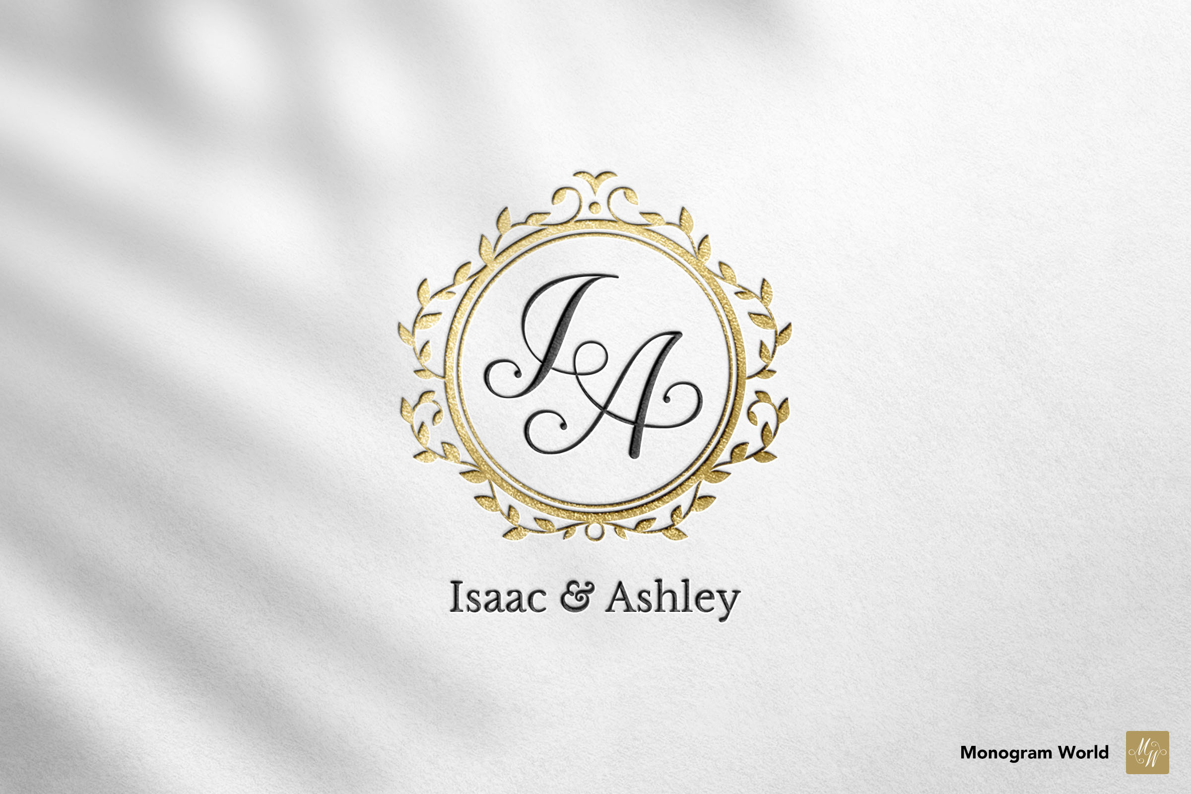 Wedding Monogram IA, a Branding & Logo Template by Monogram World