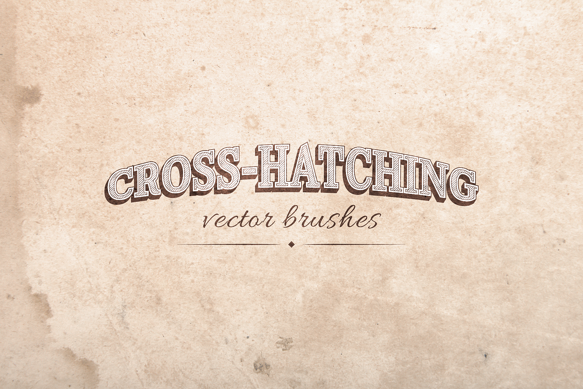 Cross-Hatch Brushes for Illustrator, a Brush Add-On by Jinro