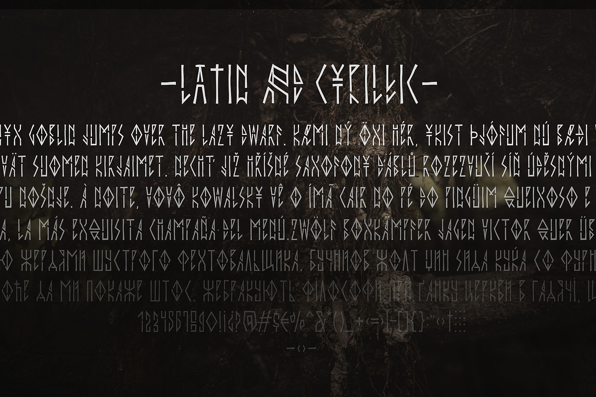 Fjordgard - Runic Display Font