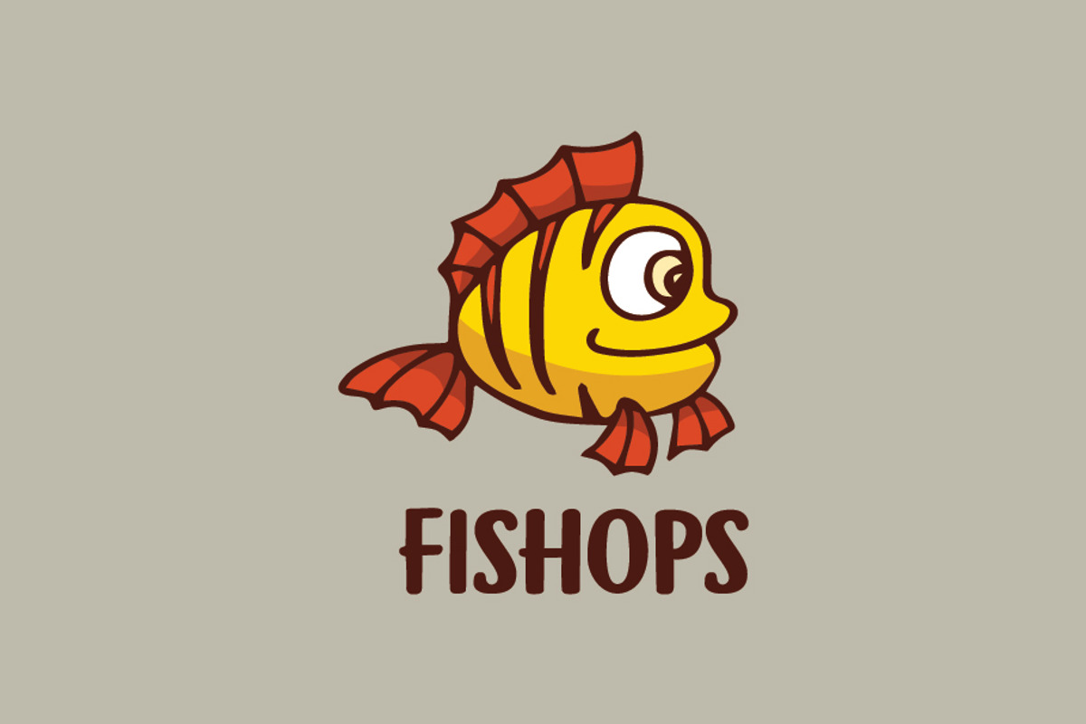 Fish Cartoon Logo, a Branding & Logo Template by nospacestore