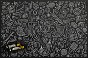 Picnic Objects & Symbols Set, an Object Graphic by BALABOLKA