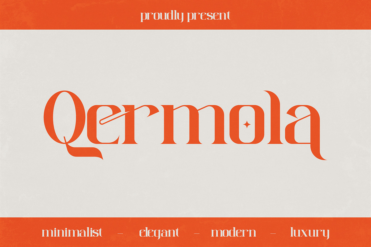 Qermola Modern Display Font, a Sans Serif Font by Storytype Studio