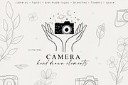 Camera Logo. Line art., an Illustration by Ooh Lily | Creative Market