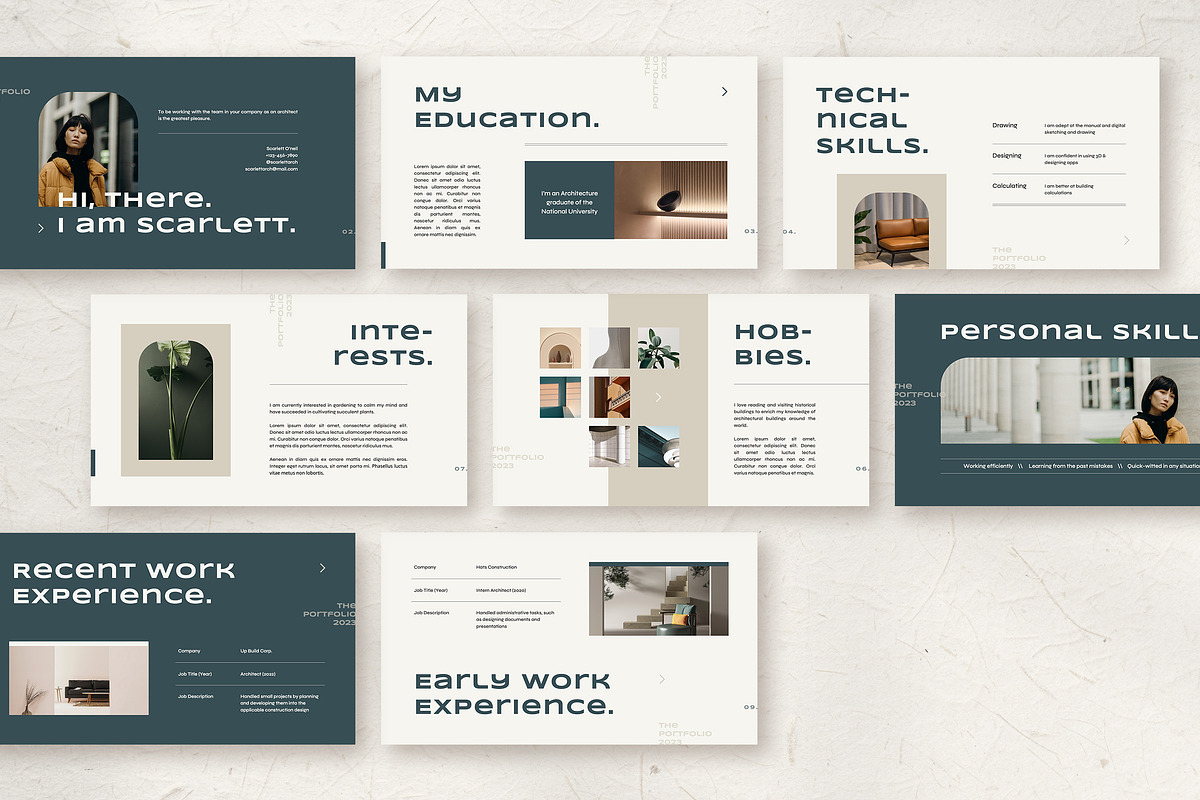 Personal Portfolio Presentation, a Presentation Template by peterdraw