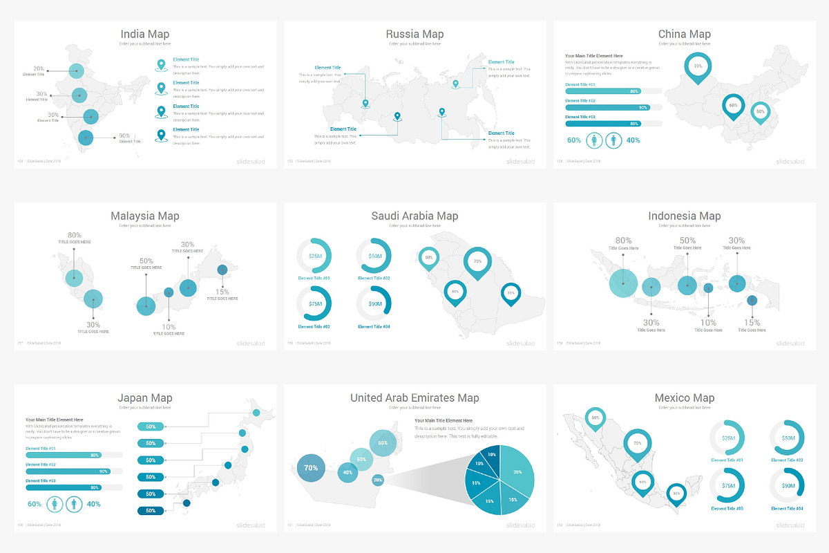 Simple & Modern PowerPoint Template, a Presentation Template by SlideSalad