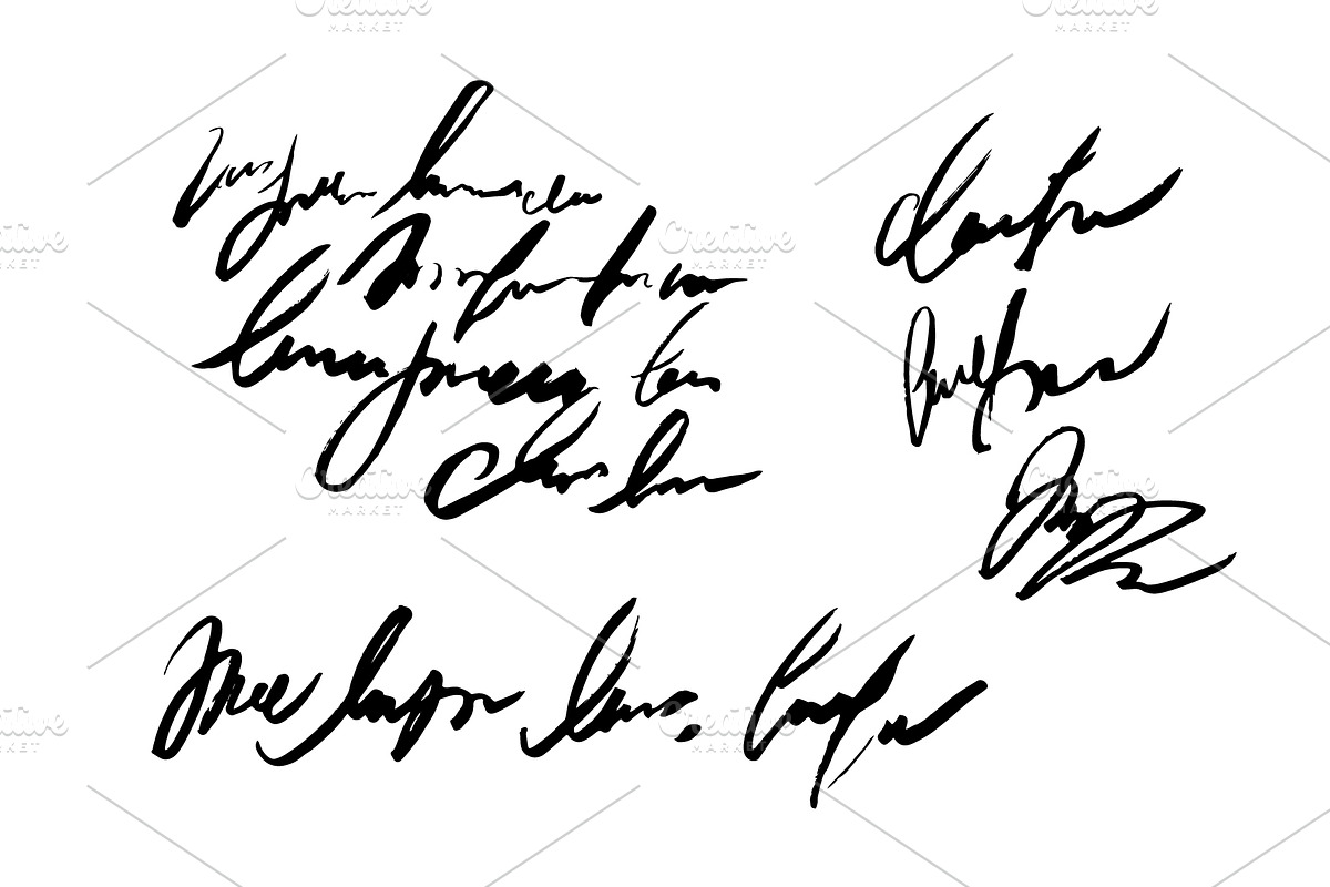 Unreadable handwriting signature, a Decorative Illustration by Artha ...
