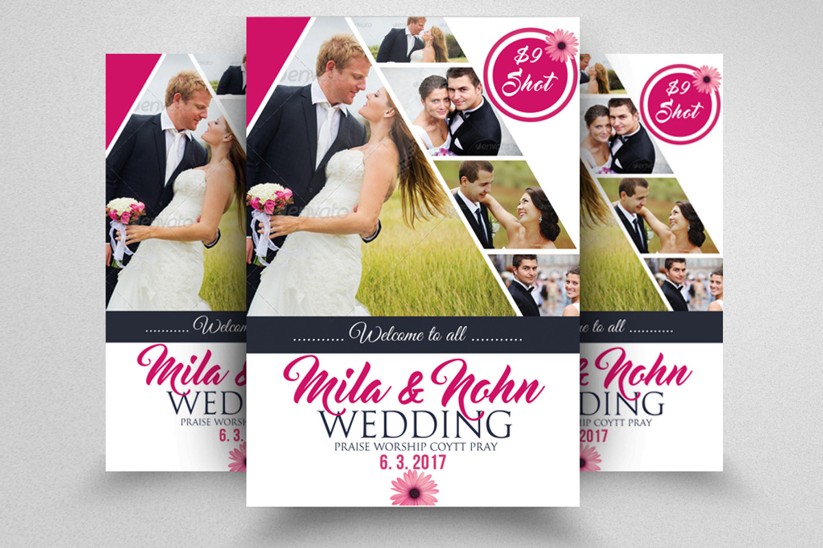Elegant Wedding Flyer Template, a Flyer Template by Business Flyers