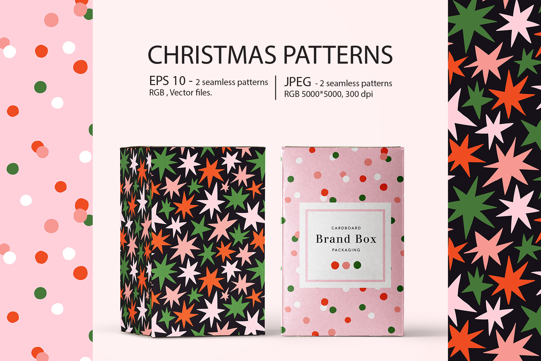 Confetti Christmas patterns, a Pattern Graphic by Alenkakarabanova