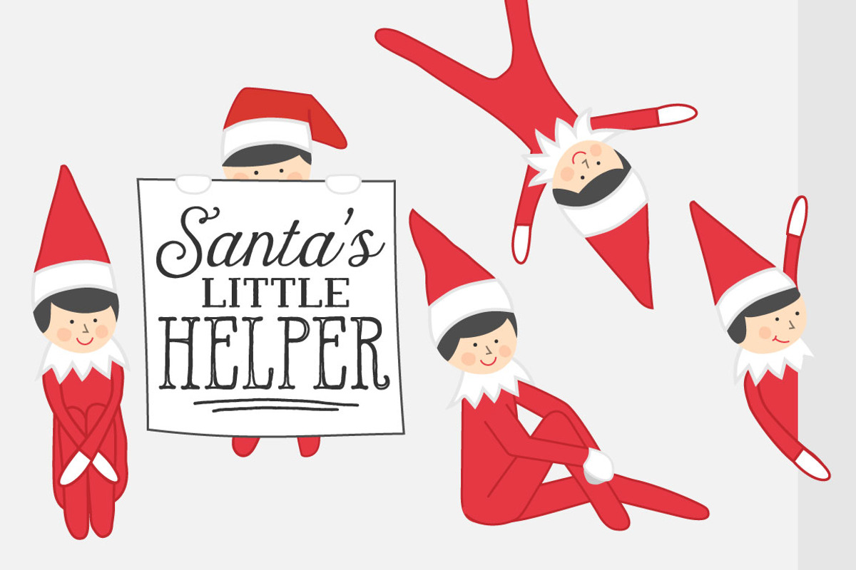 Santa's Little Helper, an Illustration by Illustrations by Jessie