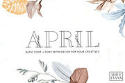 April Font, a Serif Font by Alice_Evans