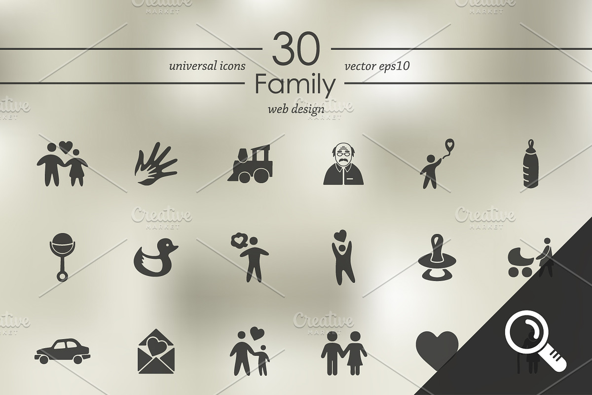 30 FAMILY icons, an Icon by Palau