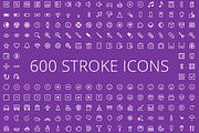 600x2 Vector Icons, Ultimate Pack, a Solid Icon by PixelBazaar