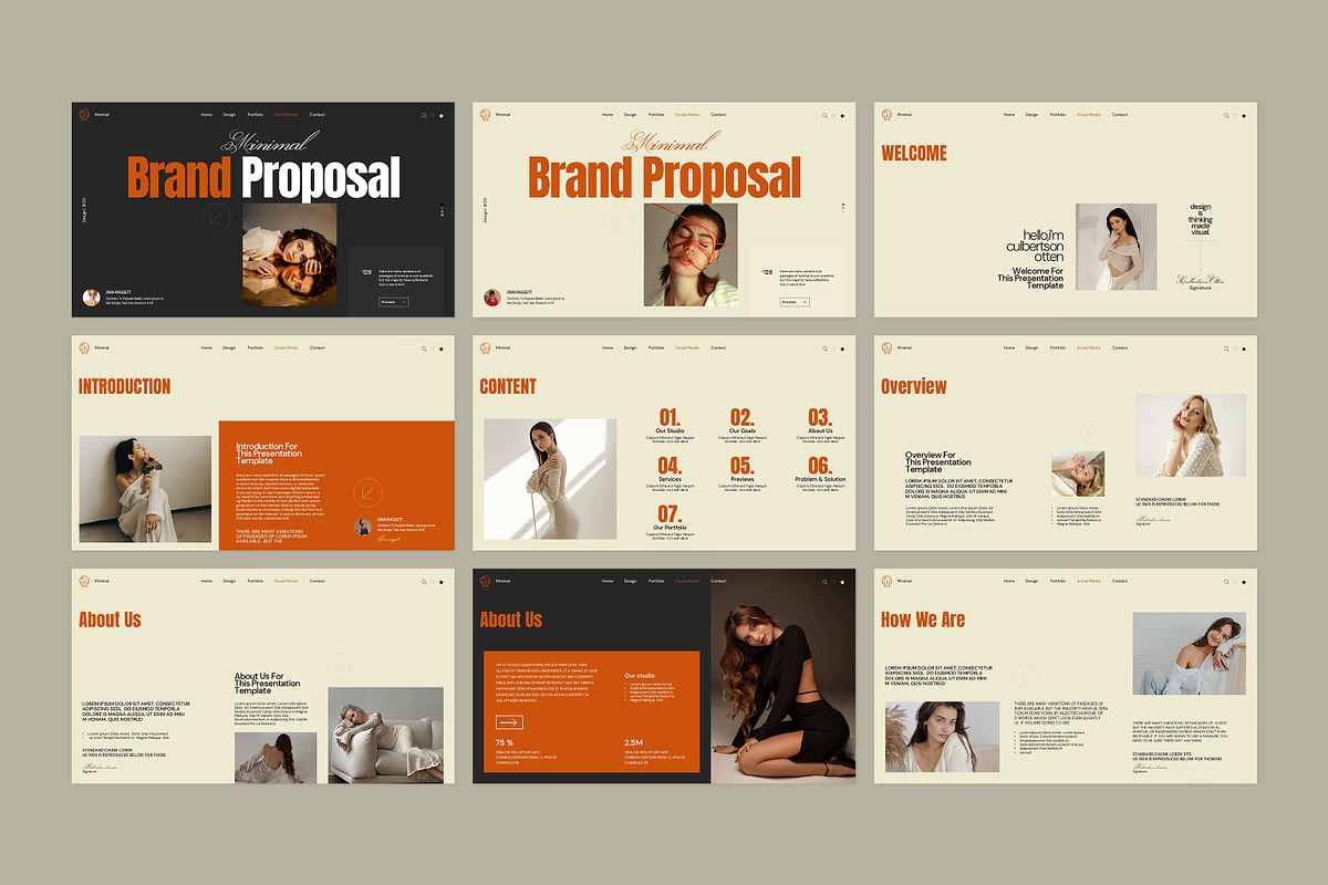 Brand Proposal Presentation Template, a Presentation Template by evgenystudio