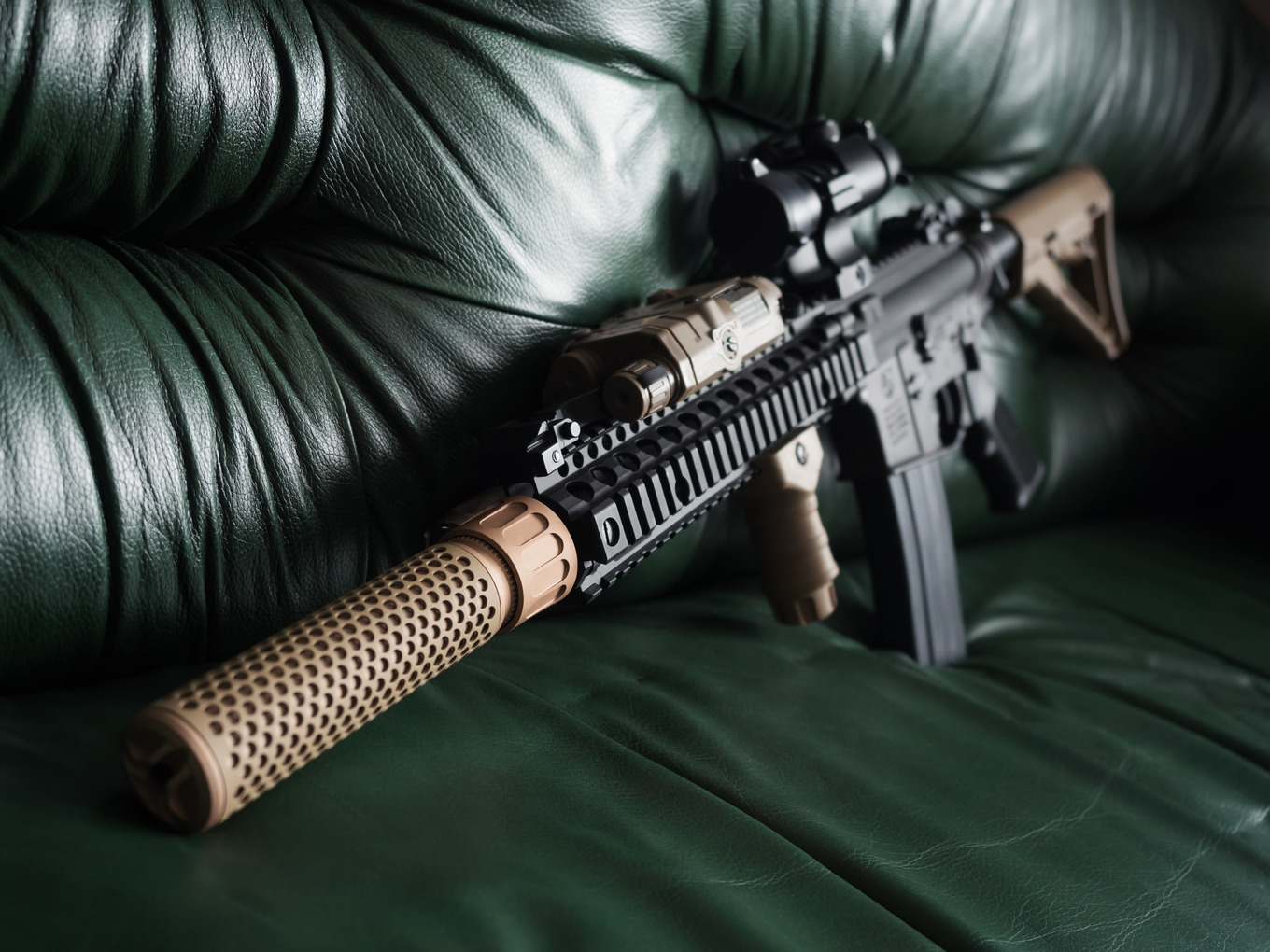 The Black Rifle in home, an Industrial Photo by be.image photography