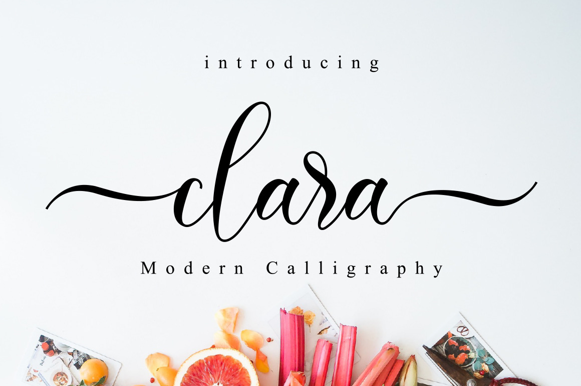 Clara Script, a Script Font by Nissa Studio | Creative Market