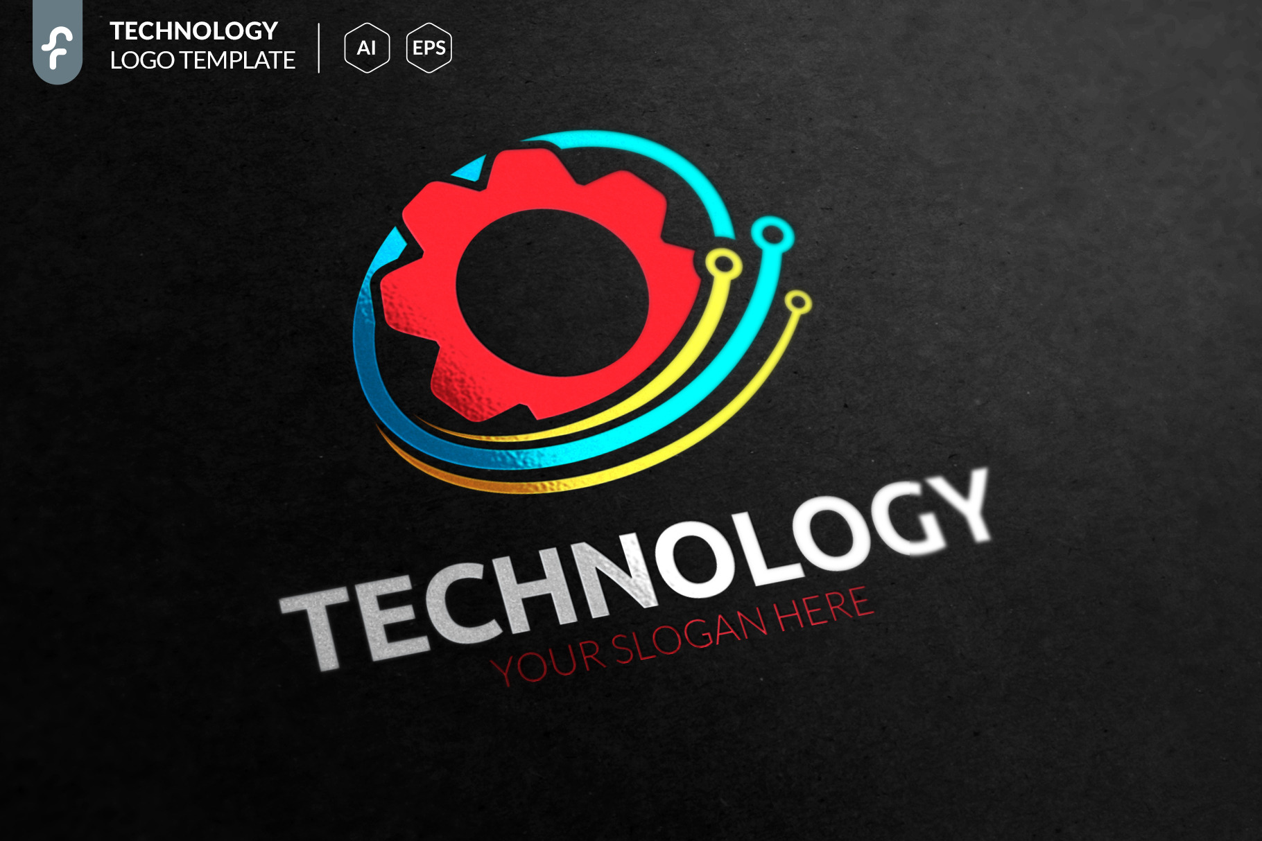 Technology Logo, a Branding & Logo Template by ft.studio