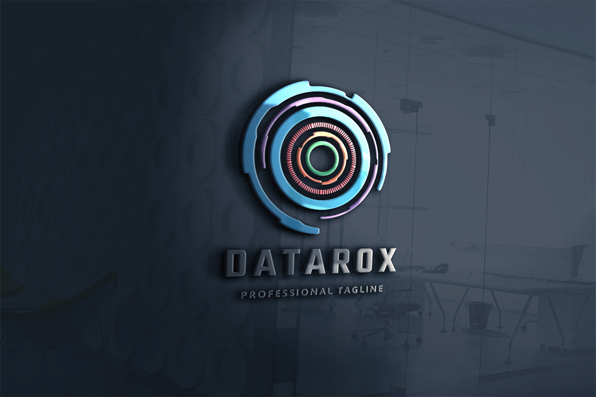 Datarox Logo, a Branding & Logo Template by Design_Planet