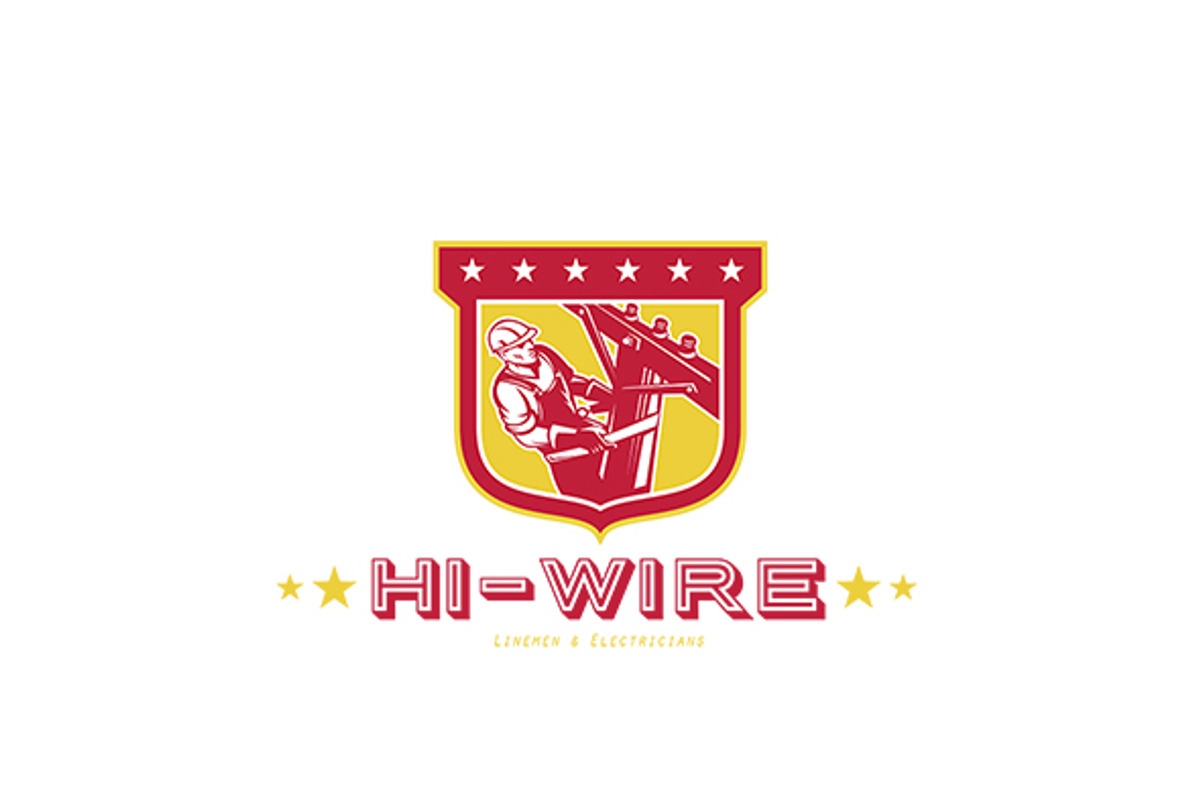 Hi-Wire Linemen and Electricians Lo, a Branding & Logo Template by ...