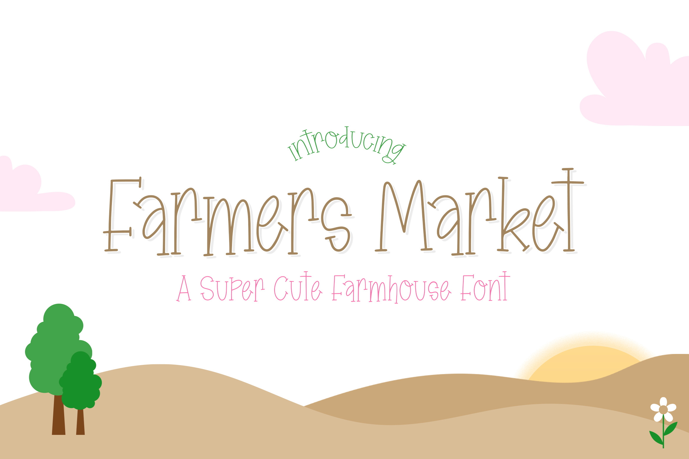 Farmers Market Font, a Font by Salt & Pepper Designs