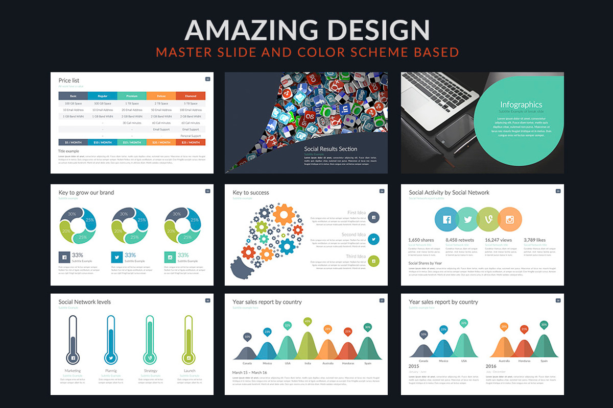 Click | Powerpoint Template, a Presentation Template by Zacomic Studios