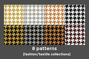8 gold, silver, bronze houndstooth | Graphic Patterns ~ Creative Market