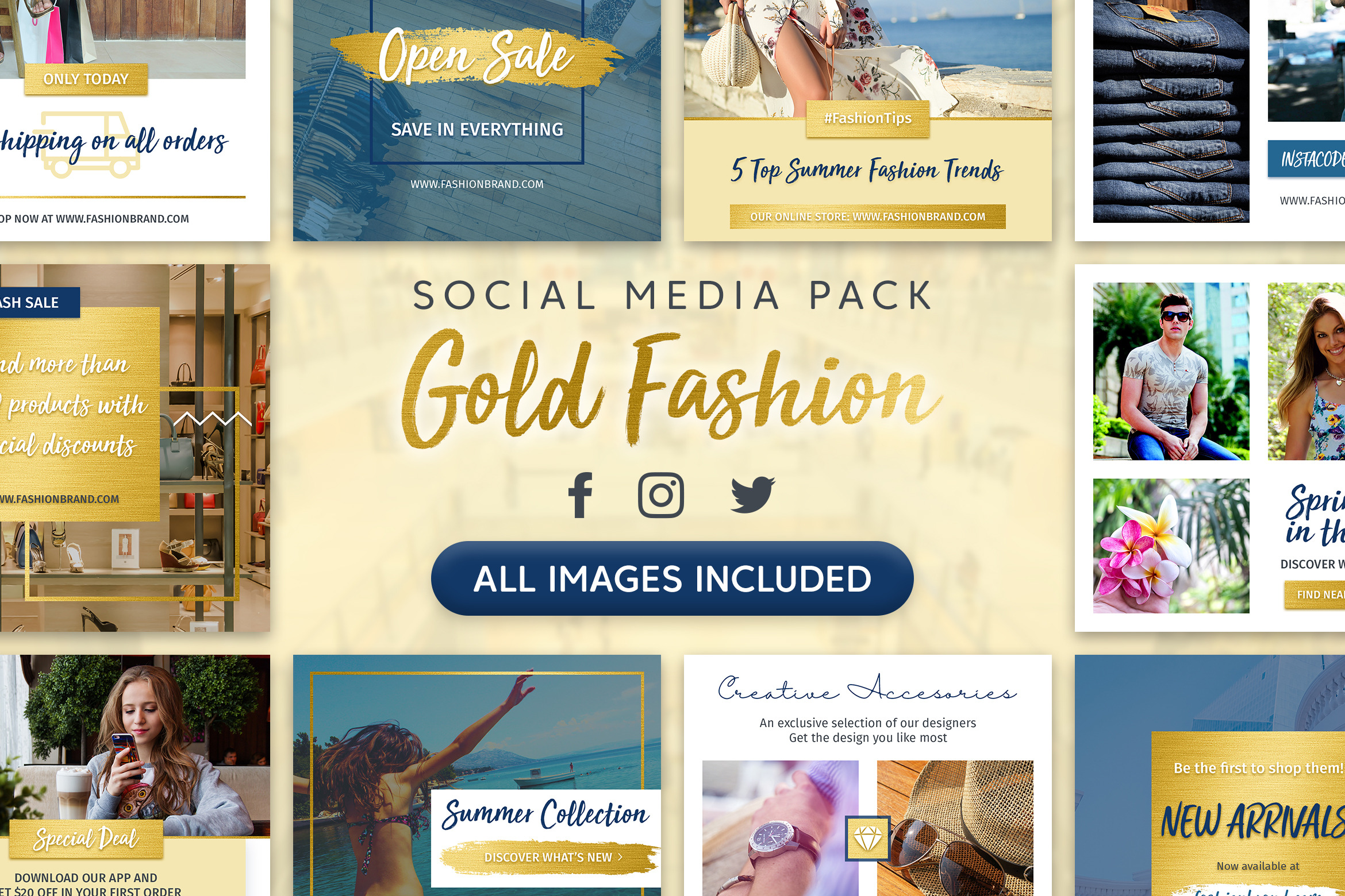 Social Media Pack, a Social Media Template by Brandify Studio