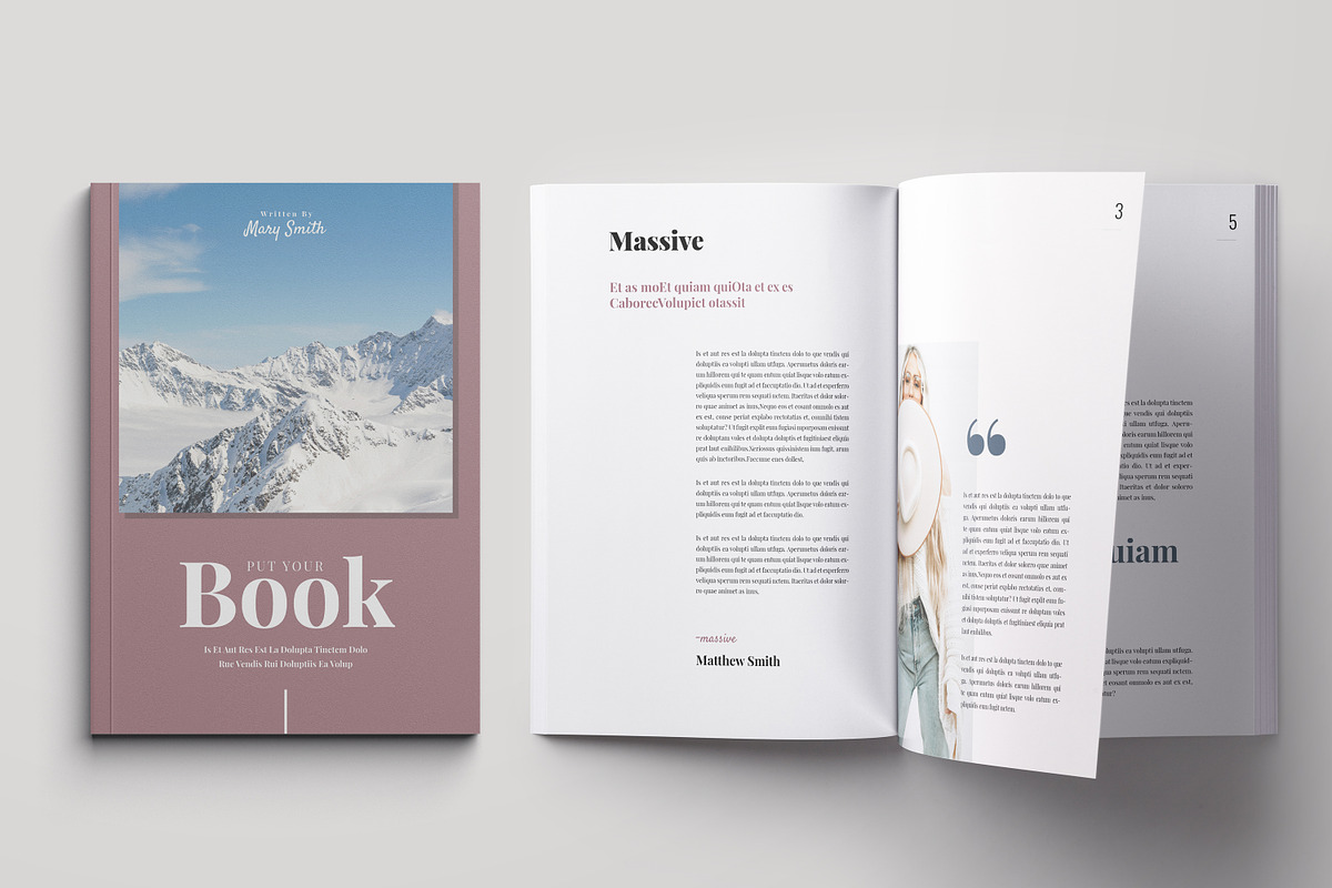 Book Magazine Template, a Templates & Theme by evgenystudio
