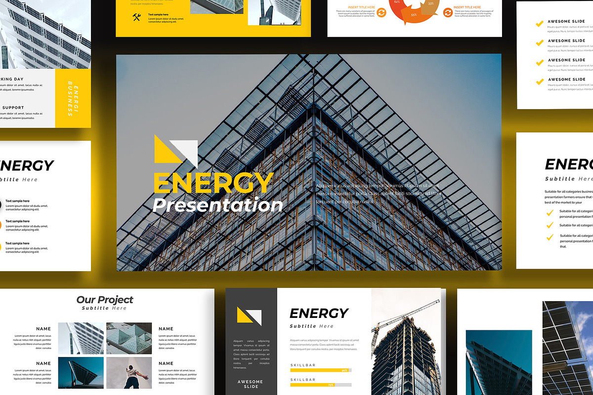 Energy Google Slides Template, a Presentation Template by Infinity ...