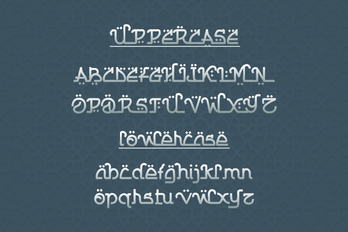 Salamah Arabic Style Typeface, a Symbol Font by zerologicstudio