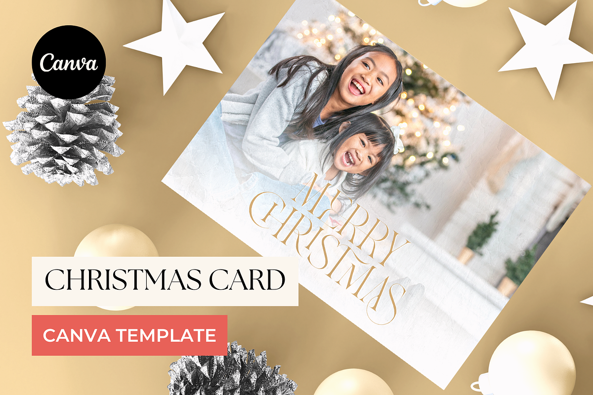 Christmas Card Canva Template